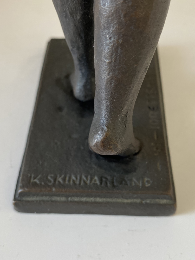 Statuett Art Deco Knut Skinnarland - Solbergs Handelskompagni